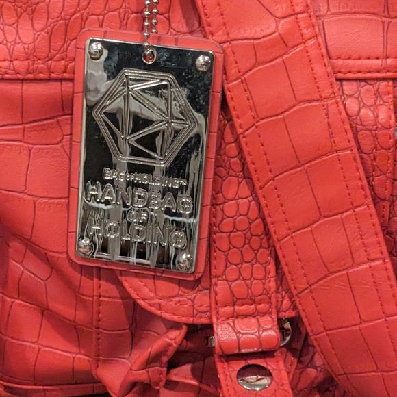 Think Geek | Bags | Rare Thinkgeek 26 Red Dragon Scale Vegan Leather ...